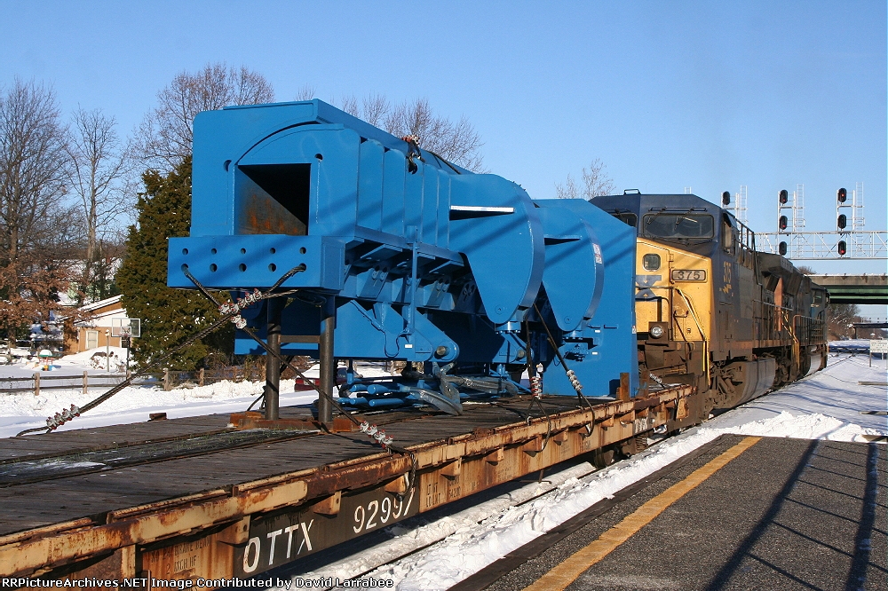 Q408-18 departing the MARC Station